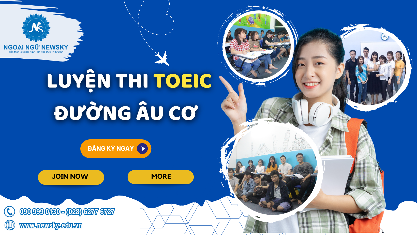 Luyện thi TOEIC đường Âu Cơ | Ngoại Ngữ NewSky